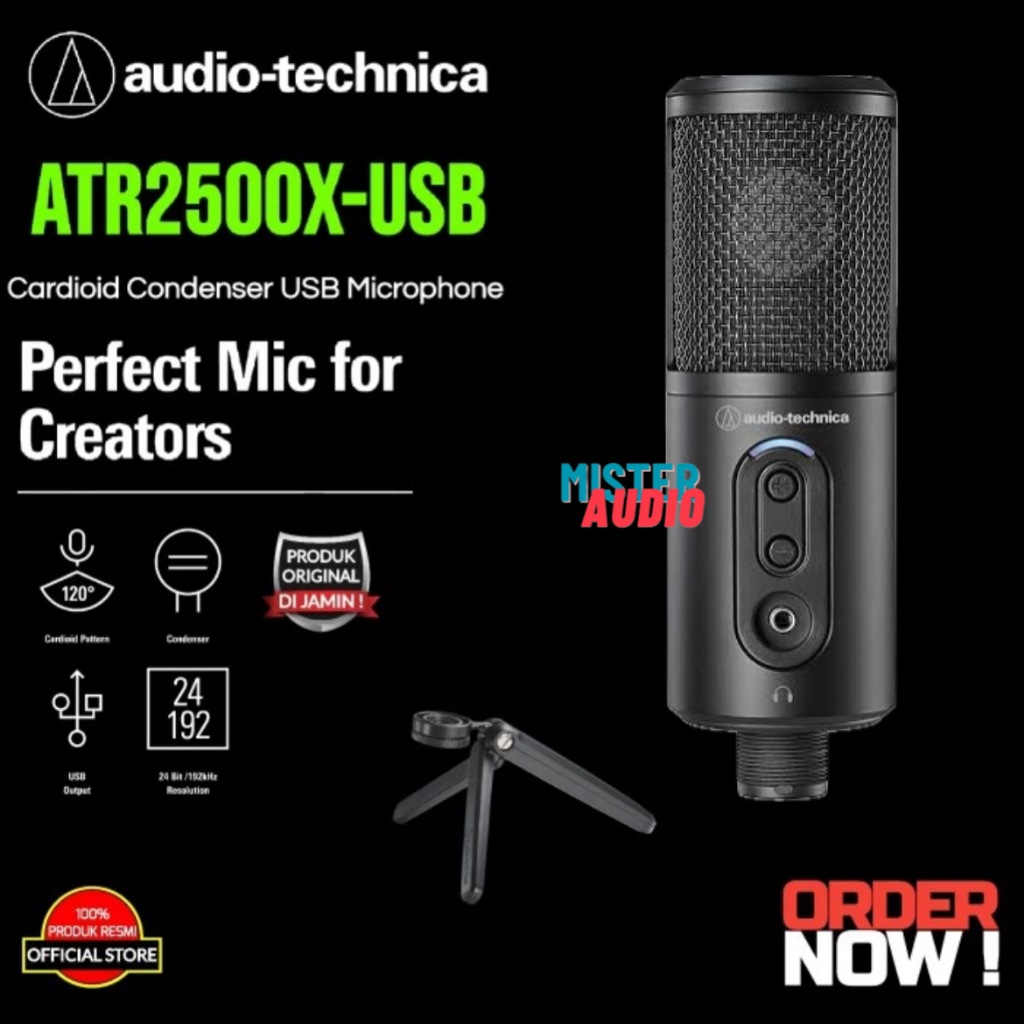 Jual Audio Technica ATR2500x-USB / ATR 2500x USB / ATR2500x USB ...