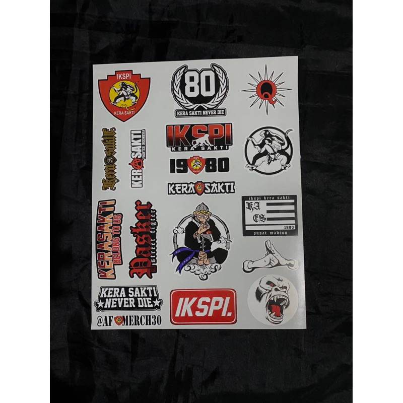 Jual Stiker Cutting IKSPI KERA SAKTI (isi 16pcs) Stiker Anti Air | Shopee Indonesia