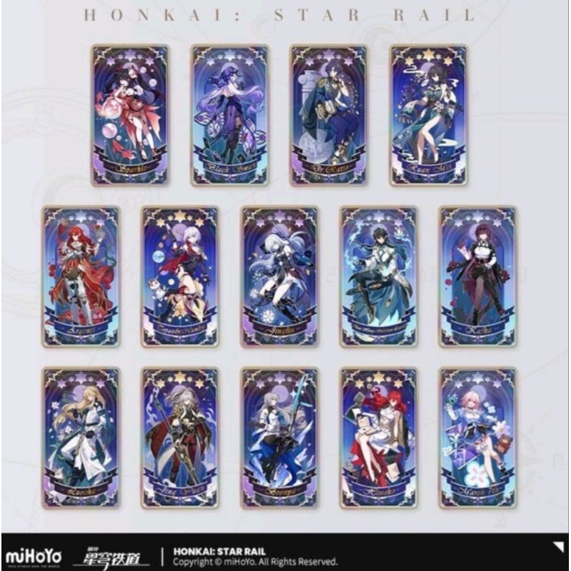 Jual Selected HSR Fable of the Stars Laser Card Ticket - Star Rail ...