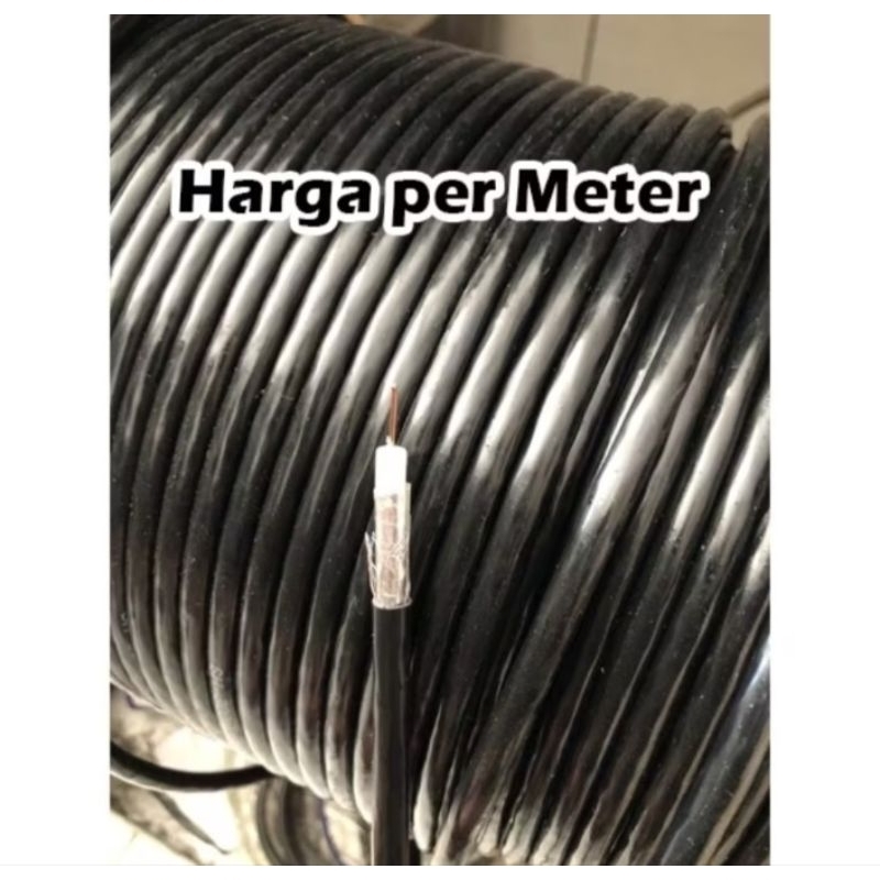 Jual Kabel Antena Digital dan Analog Hitam Tembaga Tebal ALIS Harga Per ...