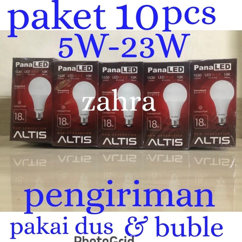 Jual BOHLAM LED / LAMPU LED PANALED ALTIS PAKET 10PCS | Shopee Indonesia