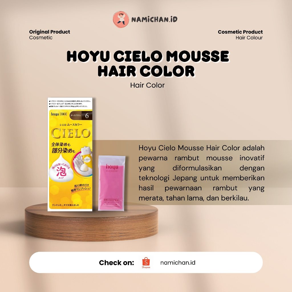 Jual [ PO Japan November 2024 ] Hoyu Cielo Mousse Hair Color | Cielo Hair Color | Cat Rambut ...
