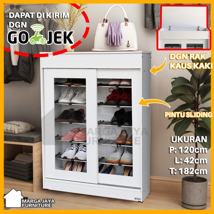 Jual Rak Sepatu Sliding 2 pintu | Shopee Indonesia
