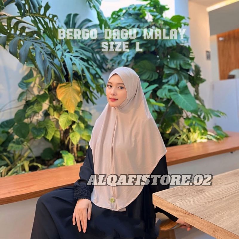 Jual HIJAB Dagu Instan Malaysia Jersey L | Hijab Bergo Dagu Malaysia Jersey Size L | Shopee ...