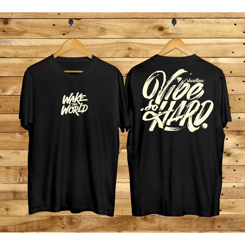 Jual baju kaos distro cowok cewek tulisan belakang viral kekinian 2024 | Shopee Indonesia