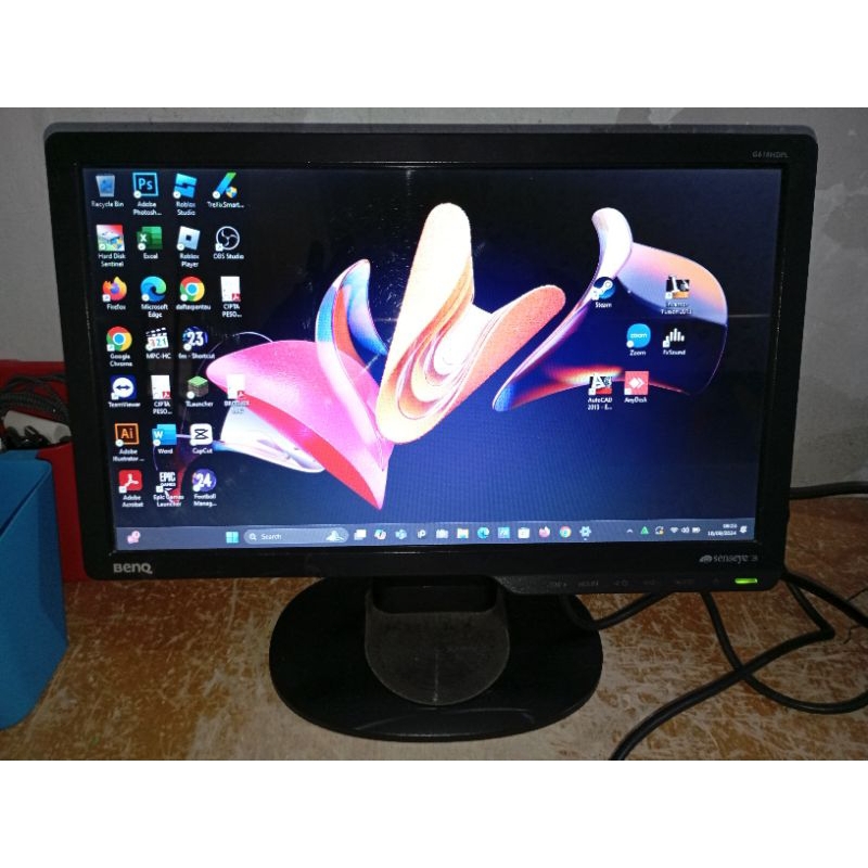 Jual Monitor LED BENQ 16 inch wide screen normal | Shopee Indonesia