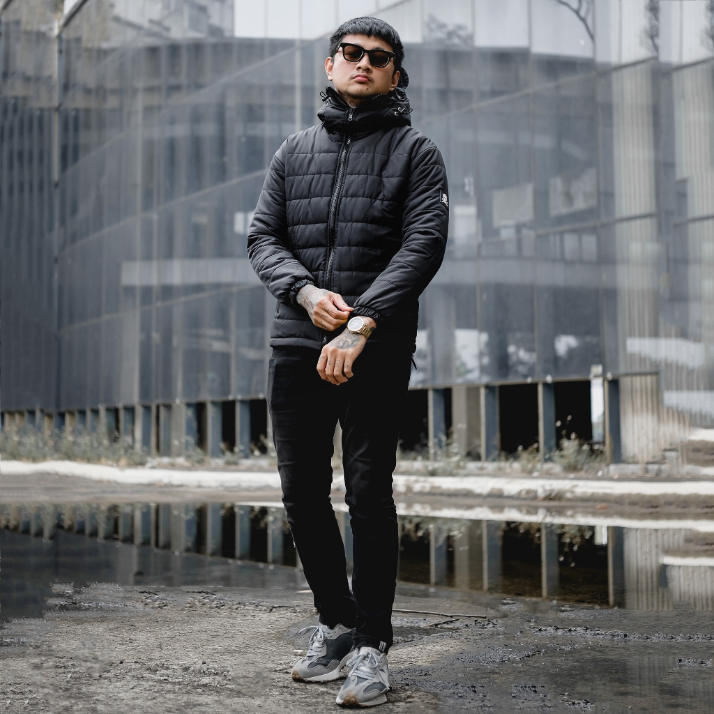 Jual Salvio Hexia Puffer Jacket Skull Black | Shopee Indonesia