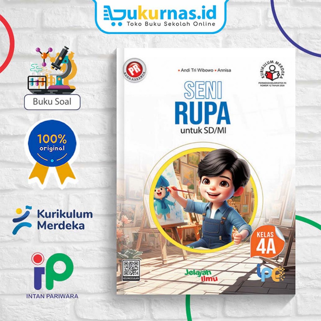 Jual Buku PR Interaktif Seni Rupa SD/MI Kelas 4 Semester 1 REVISI - Kurikulum Merdeka Kurmer ...