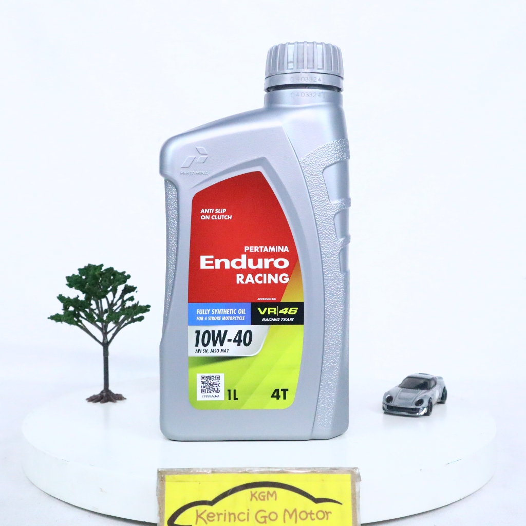 Jual Pertamina Enduro Racing 4T SAE 10W-40 1 Liter API SN Oli Motor Manual Mesin Bensin Pelumas ...