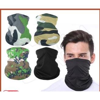 Jual Buff Bandana Polos Hitam Motif / Masker Baf Army Loreng ...