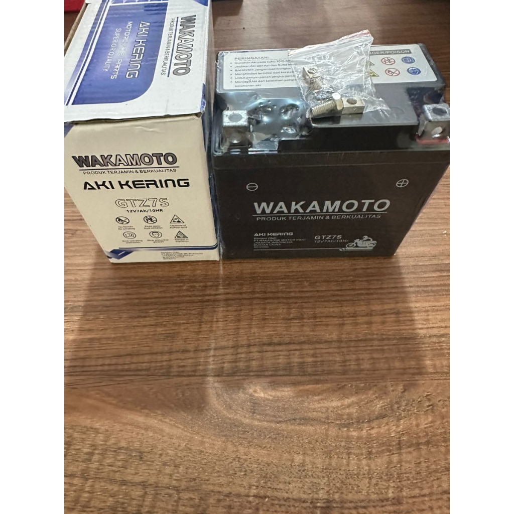 Jual Aki Motor GTZ7S Battery 12V 7AH Nmax Motor WAKAMOTO | Shopee Indonesia