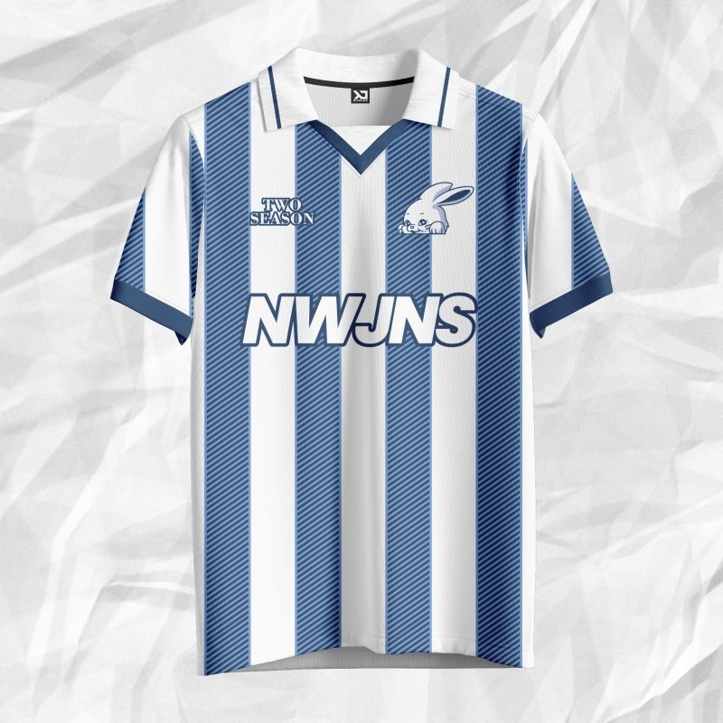 Jual Jersey retro vintage KPOP NWJNS blue | Shopee Indonesia
