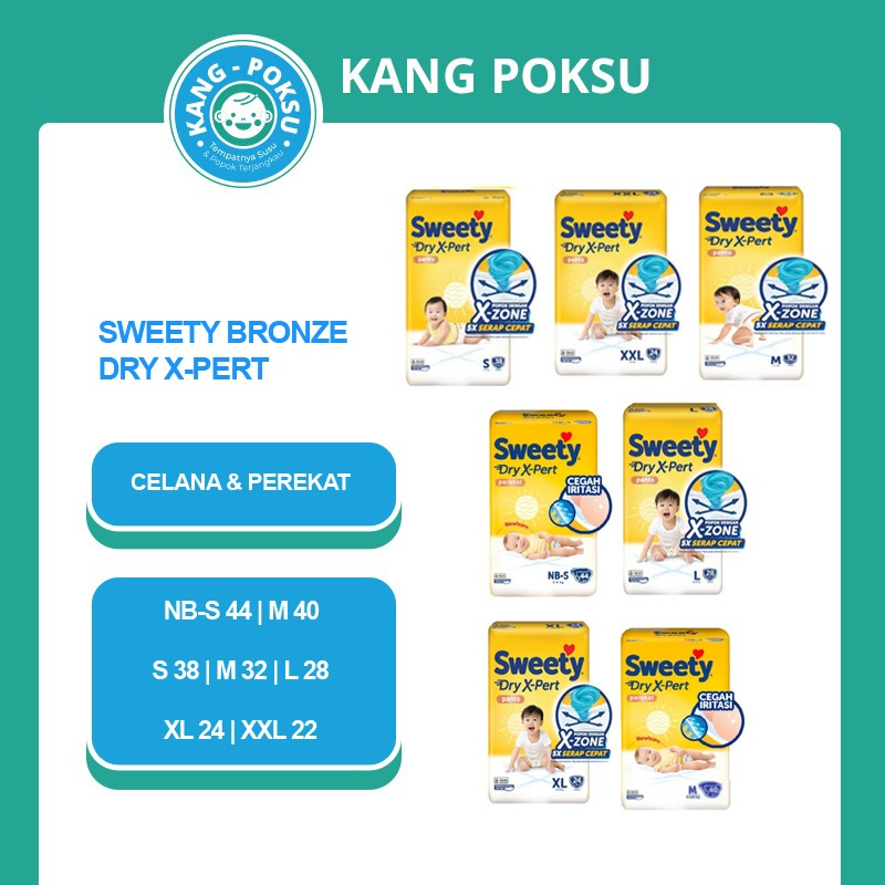 Jual SWEETY BRONZE PANTS S-38| M-32 | L-28 | XL-24 | XXL-24 TAPE NBS-44 ...