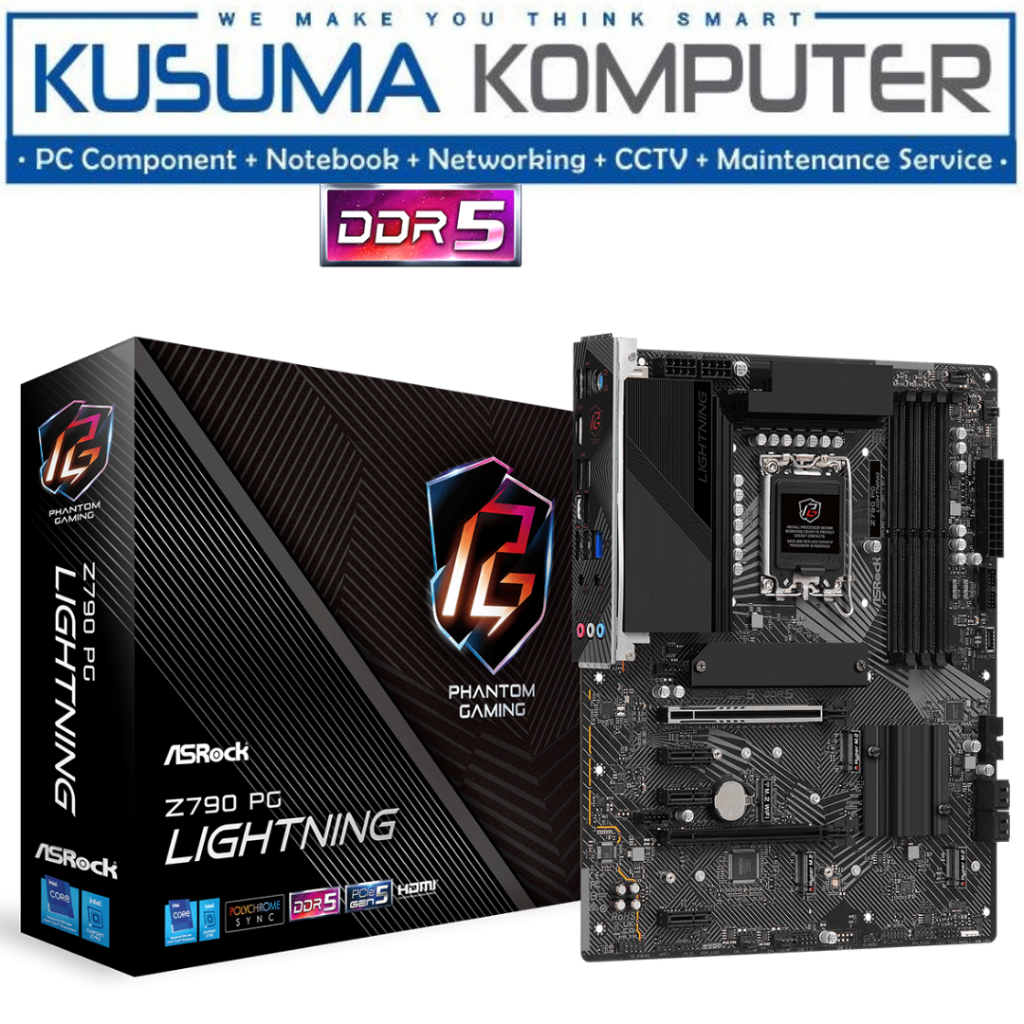Jual Asrock Motherboard Z790 PG Lightning DDR5 LGA1700 | Shopee Indonesia