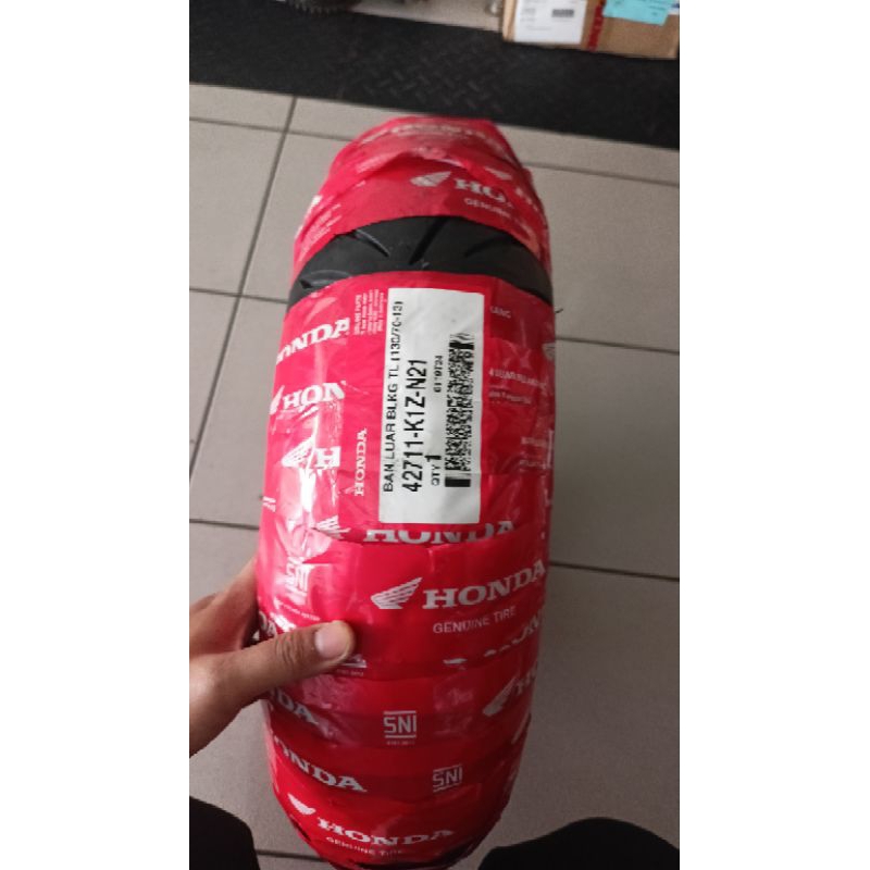 Jual Ban Tubles Belakang PCX 160 130/70/30 Kode K1Z/ Asli/Original AHM ...