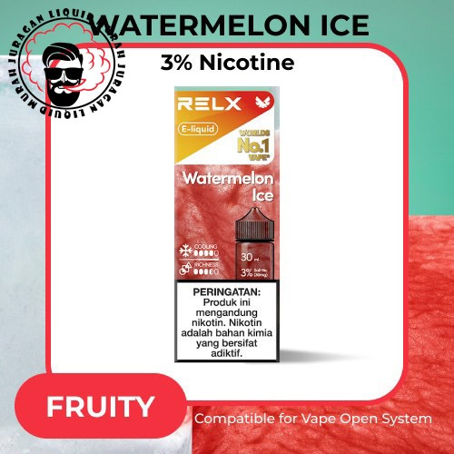 Jual RELX Watermelon Ice Salt Nic 30ml Liquid Relx Saltnic | Shopee ...
