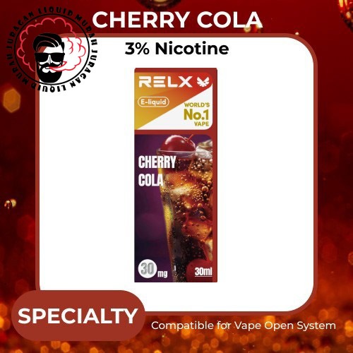 Jual RELX Cherry Cola Salt Nic 30ml Liquid Relx Saltnic | Shopee Indonesia