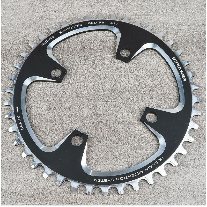 Jual Chainring Strummer BCD 96 Symmetric Round Bulat 42T Narrow Wide ...