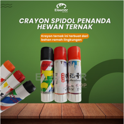 Jual Crayon Penanda Hewan Kambing Sapi Domba Babi Spidol Warna | Shopee ...