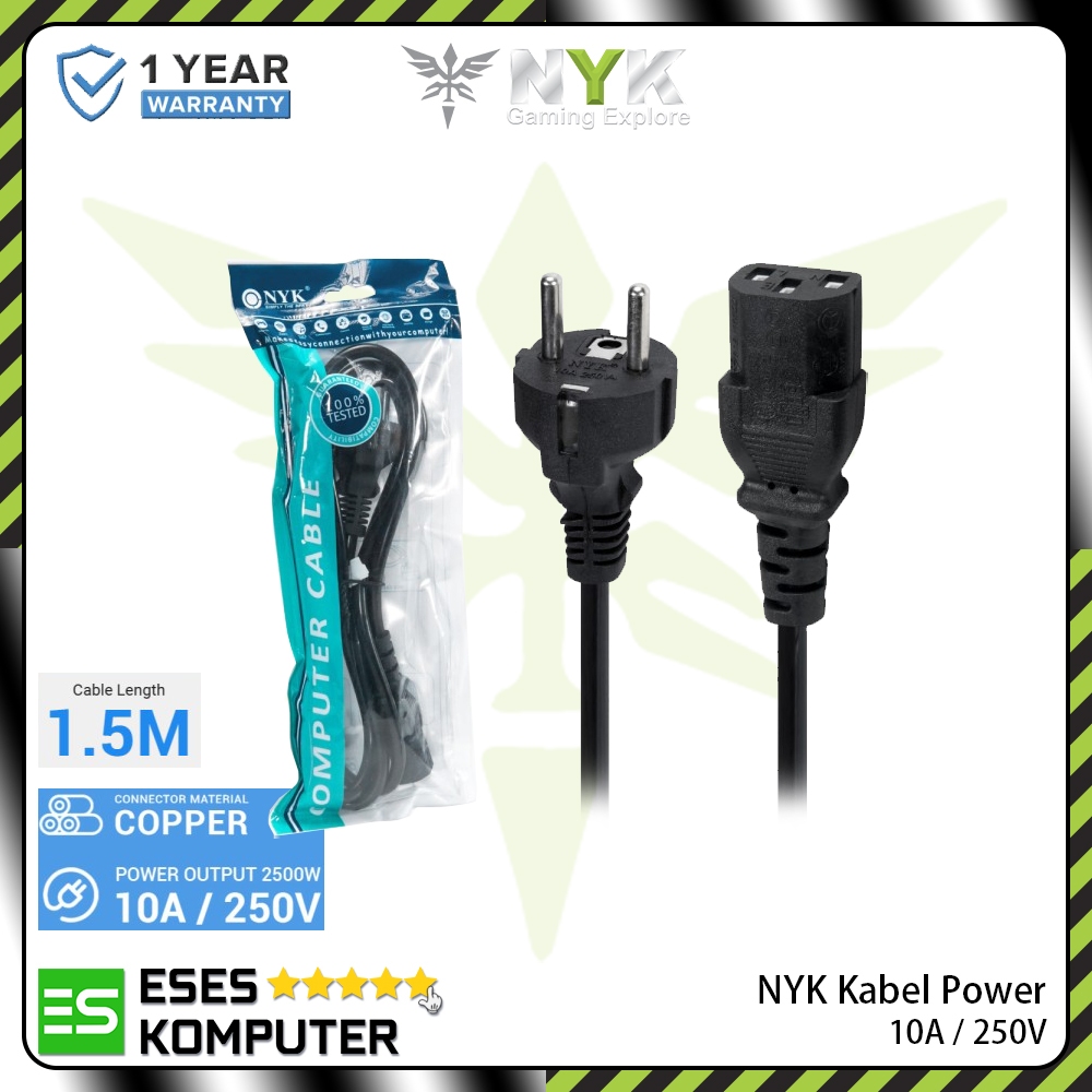 Jual NYK Kabel Power Power Supply CPU | Shopee Indonesia