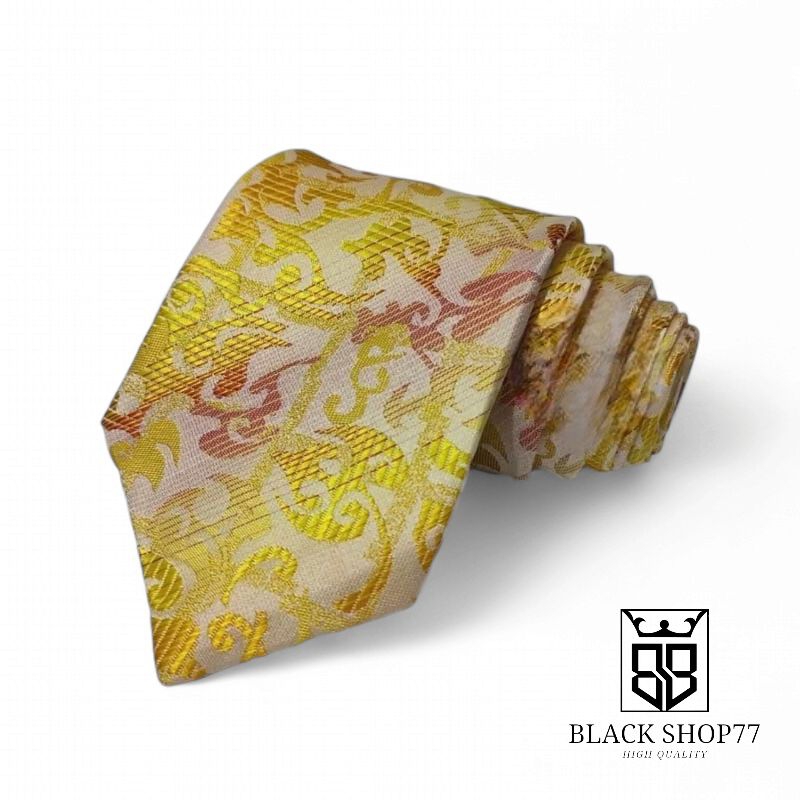 Jual Dasi Pria Dasi Panjang Dasi Motif Batik Kuning Gold 3 Inchi 8 Cm ...