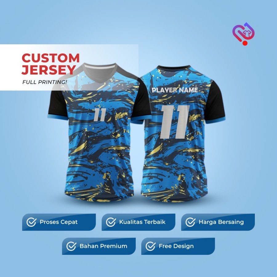 Jual Cetak Jersey Full print + Celana (Free design) | Shopee Indonesia