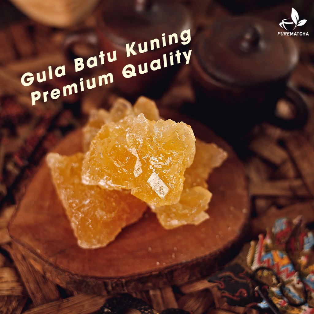 Jual Gula Batu Alami Warna KUNING 1kg Premium Rock Sugar Gula Kristal ...
