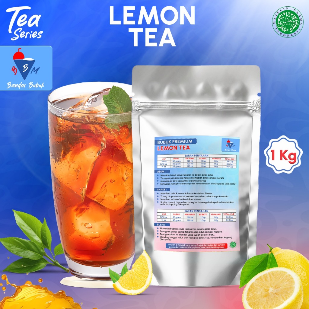 Jual LEMON TEA 1KG BANDAR BUBUK MINUMAN PREMIUM READY BANYAK VARIAN ...