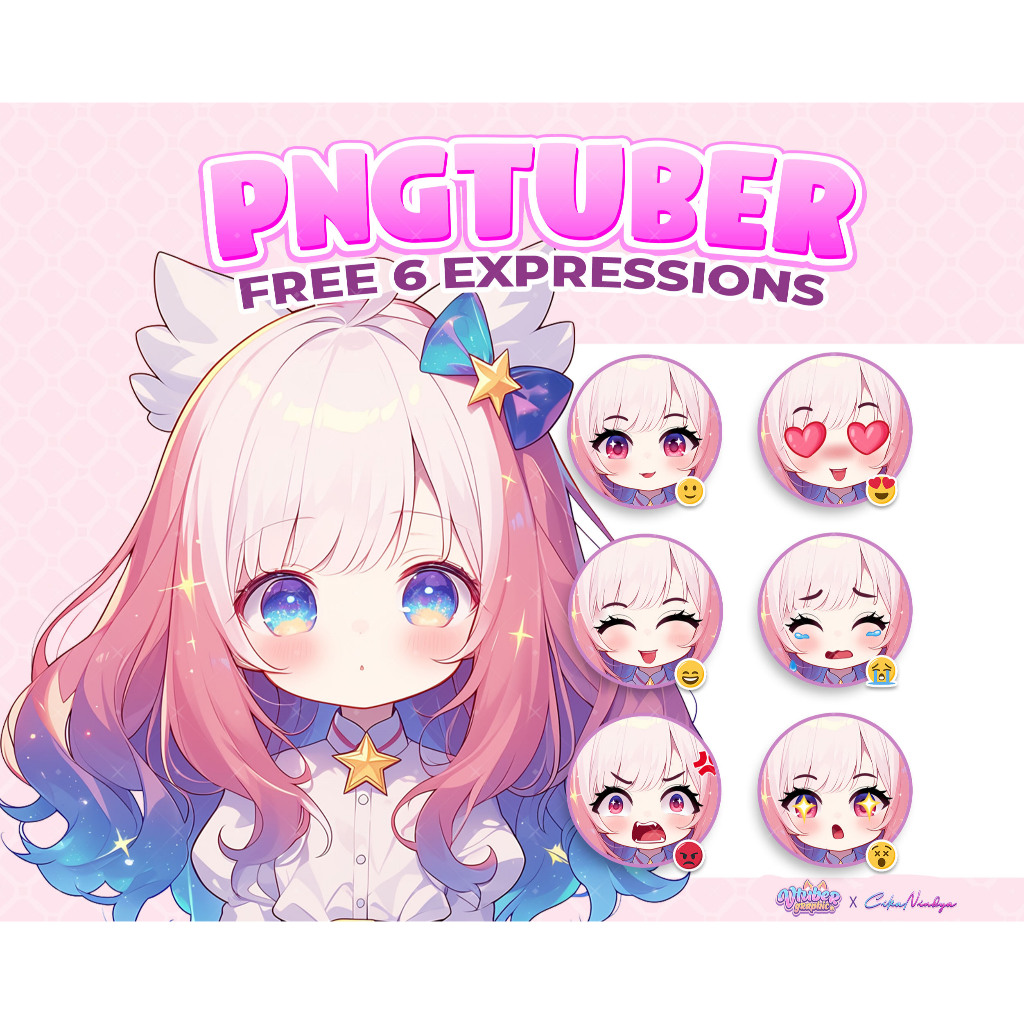 Jual PNG Tuber Eksklusif & Estetis | Avatar Lucu Siap Pakai untuk ...