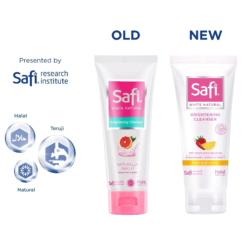 Jual SAFI White Natural Brightening Cleanser 100g | Shopee Indonesia