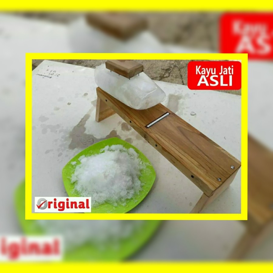 Jual GRATIS ONGKIR !! Serut Es Manual KAYU JATI Asli / Alat Serut Es ...