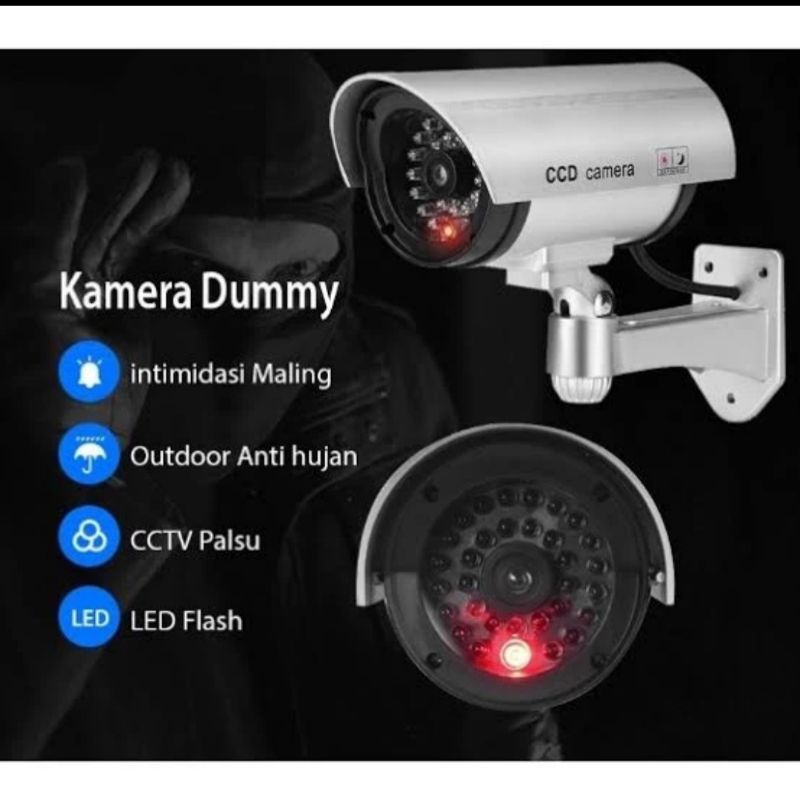 Jual CCTV CAMERA OUTDOOR DUMMY/KAMERA CCTV FAKE BISA BUAT TAKUTIN MALING | Shopee Indonesia
