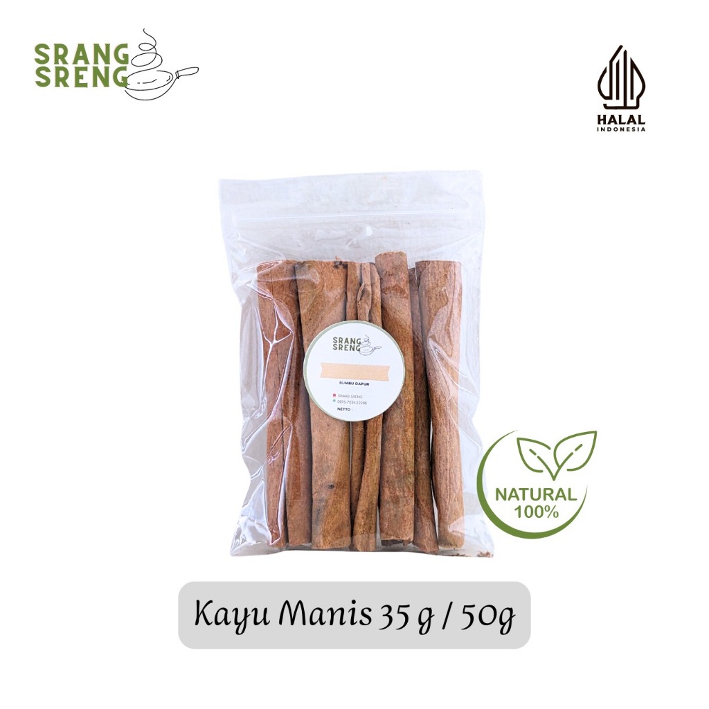Jual Kayu Manis Stick / Cinnamon Stick 35 g / 50 g Murni | Rempah ...