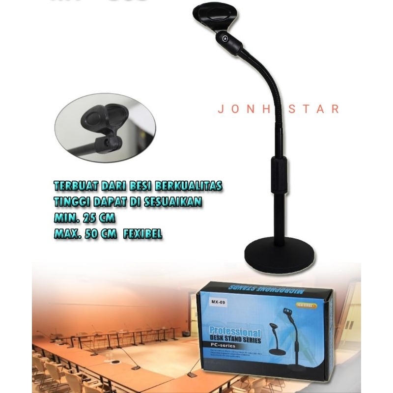 Jual STAND MIC MEJA FORT FULL BESI IMPORT | Shopee Indonesia
