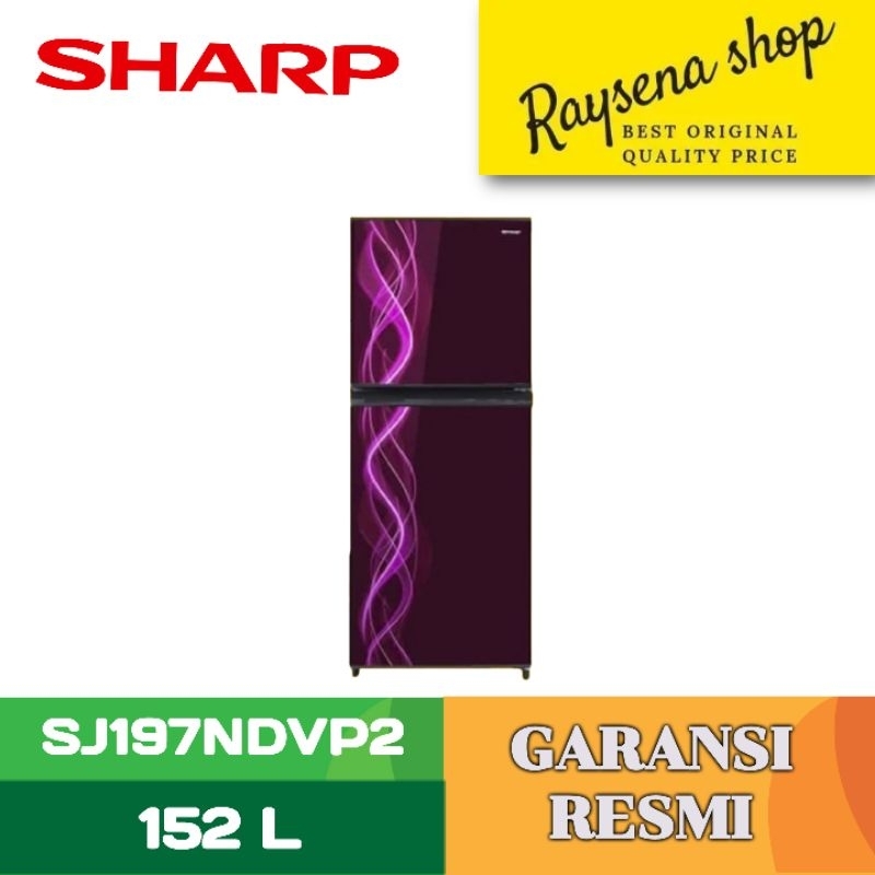 Jual SHARP KULKAS 2 PINTU KECIL REFRIGERATOR SJ197NDV SERIES (Red ...
