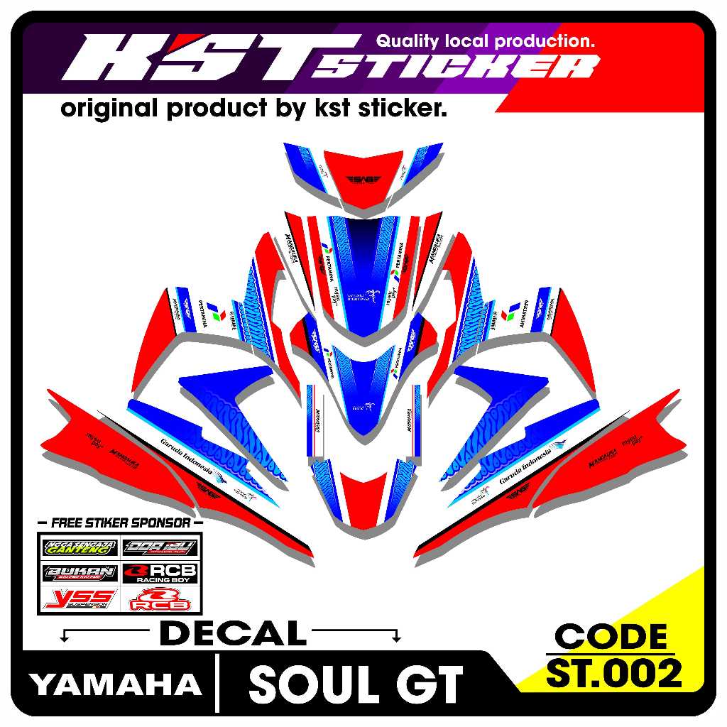 Jual Decal Full Body Soul Gt - Full Body Decal Yamaha Soul Gt . ST.002 ...