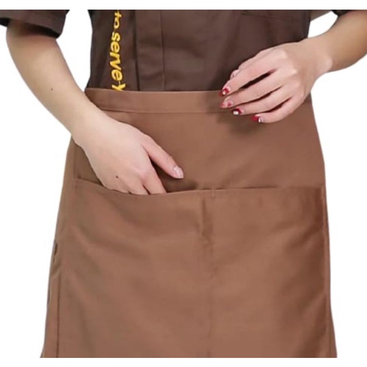 Jual Celemek waiters Celemek setengah badan Celemek pendek Celemek ...