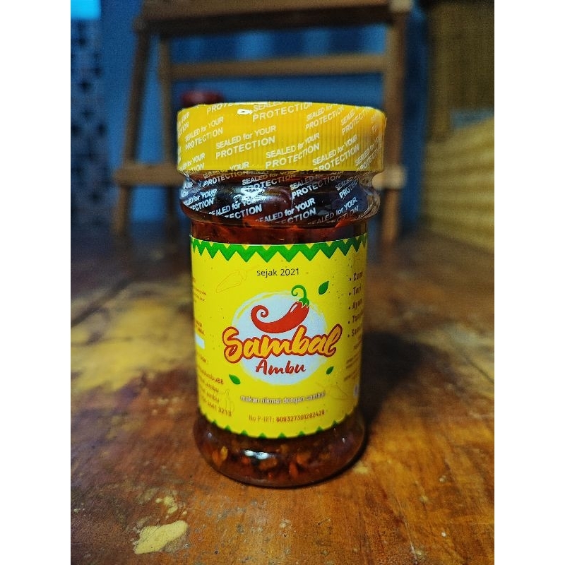Jual Sambal Ambu | Sambal Kemasan Botol 200gr Aneka Topping Enak Pedas ...
