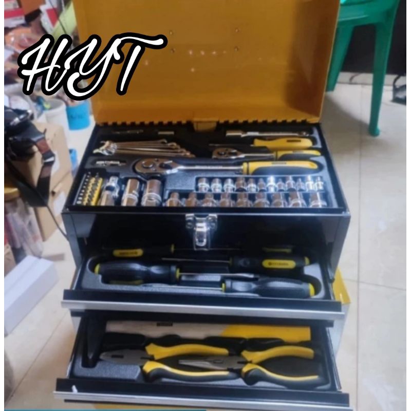 Jual Tool Box 3 Susun Tool Kit Set 69 Pcs KRISBOW Advance Mechanical ...
