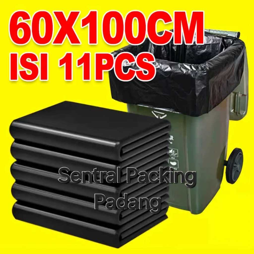 Jual Kantong Sampah 60x100cm / Plastik Sampah / Trash Bag Hitam Premium Anti Sobek | Shopee ...