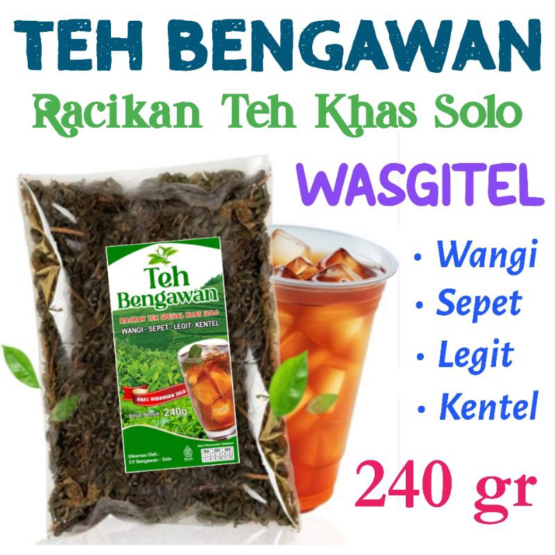 Jual Racikan Teh Khas Solo BENGAWAN 240 gram | Paket Racikan Usaha ...