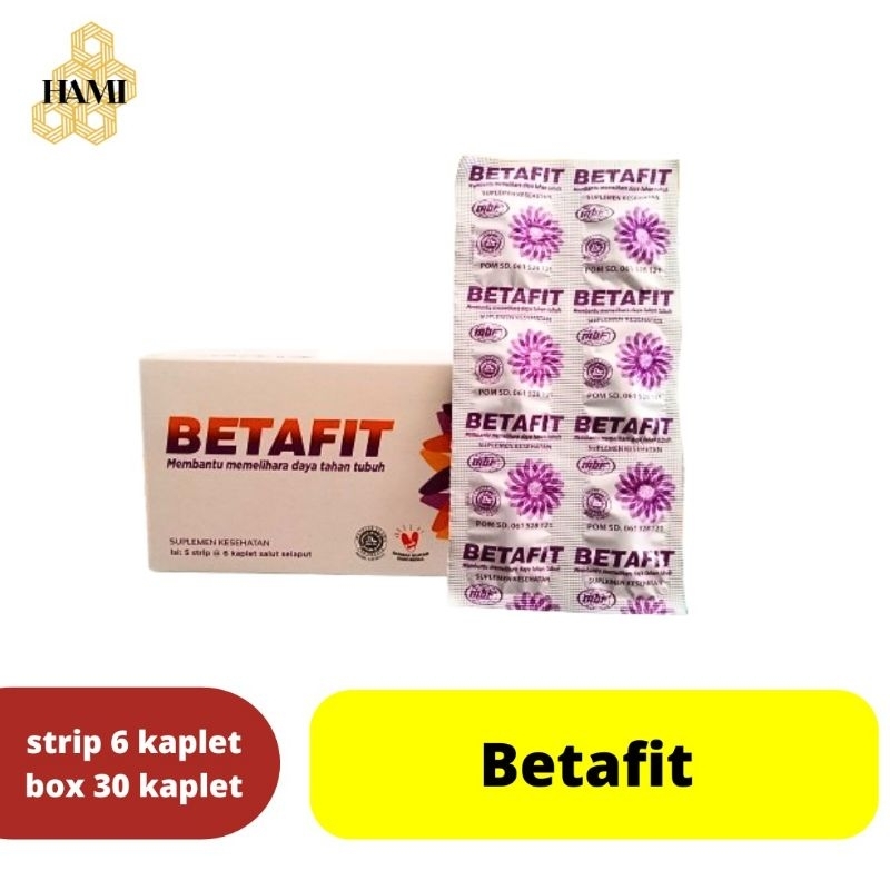 Jual Betafit Kaplet Strip 6 Kaplet - Multivitanin Daya Tahan Tubuh ...