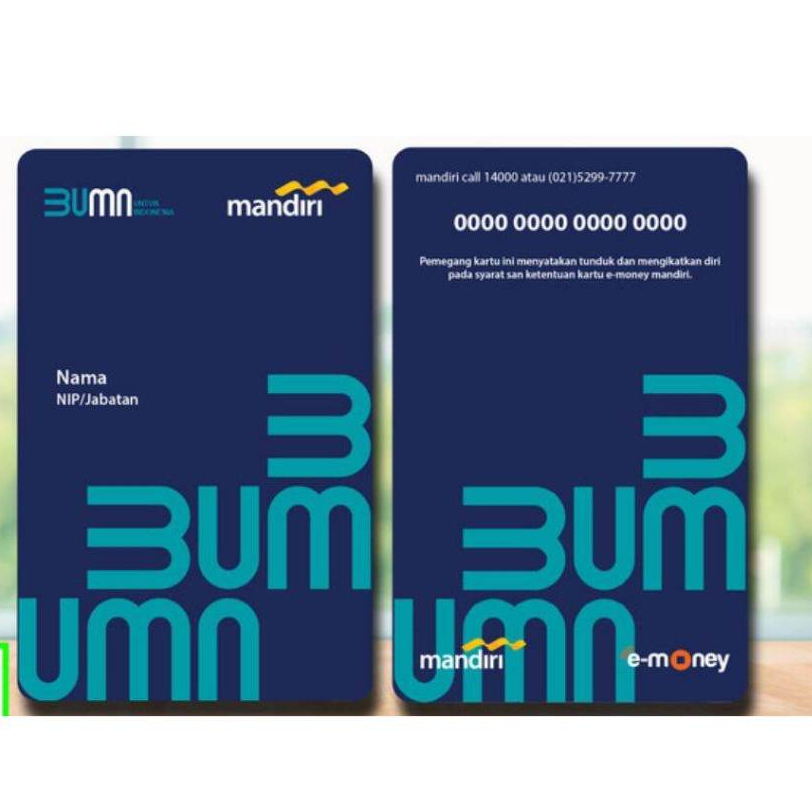 Jual Nametag ID Card BUMN BRIZZI FLASH EMONEY / Nametag BRI / Nametag ...