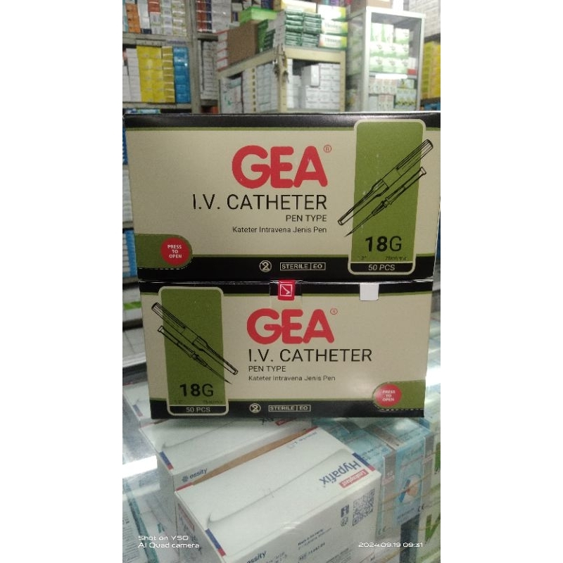 Jual l.V Catheter / GEA / Size 18G / isi 50pcs | Shopee Indonesia