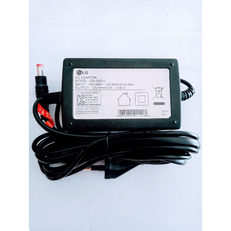 Jual Adaptor 3A 12 Volt Merk "LG" | Shopee Indonesia