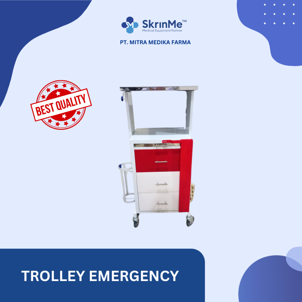 Jual TROLLEY EMERGENCY BESI - TROLLEY RUMAH SAKIT | Shopee Indonesia