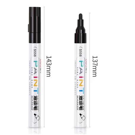 Jual Deli Permanent Paint Marker / Spidol HITAM Gambar Permanen Anti ...
