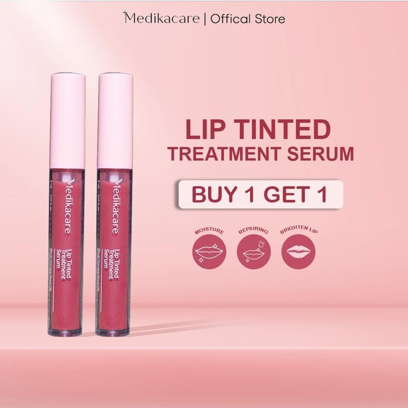 Jual (BUY 1 GET 1) Medikacare - Lip Tinted Treatment Serum | Lip Serum | Bibir Gelap & Bibir ...