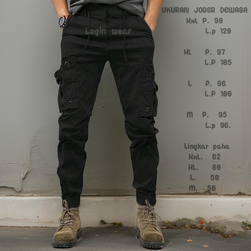 Jual CELANA JOGGER CELANA JOGGER CARGO CELANA PANJANG PRIA JOGER ziper KANCING for sabia project ...