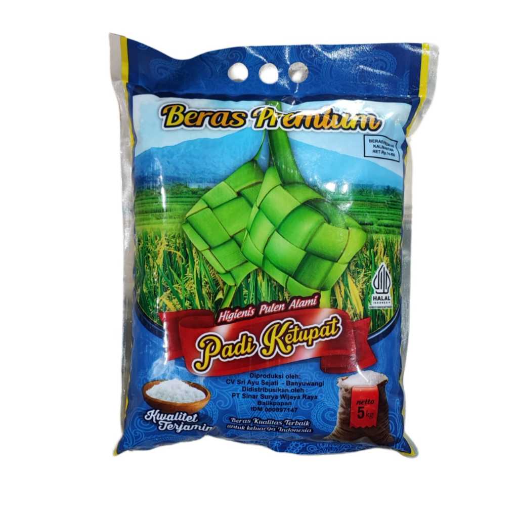 Jual BERAS PREMIUM PADI KETUPAT 5 KG | Shopee Indonesia
